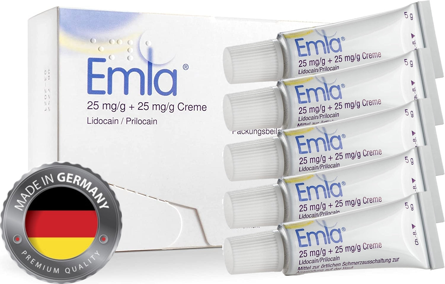 [3일특송] EMLA Cream 엠라 타투크림 5g X 5개+플라스터 12개 -독일내수용 – 타투미잡 Tattoo Me JOB